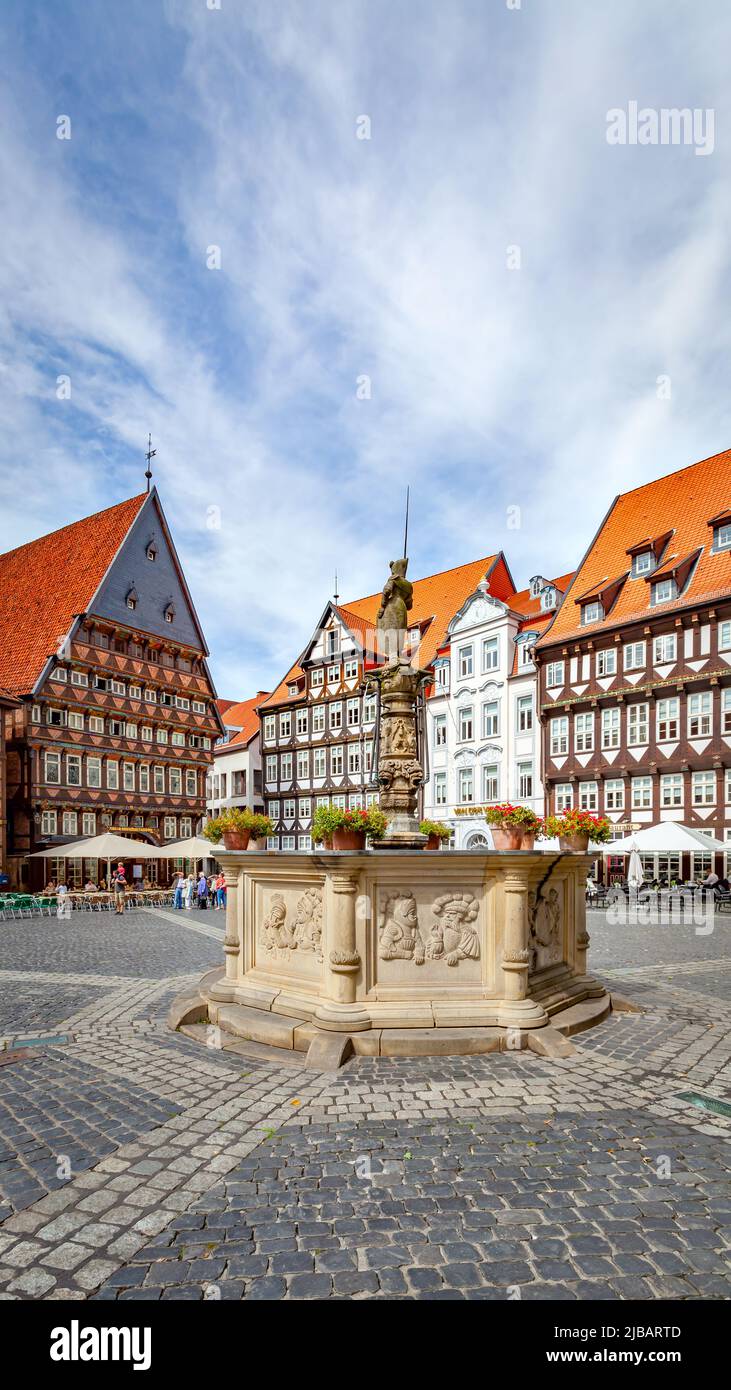 Old street in hildesheim germany hi-res stock photography and images ...
