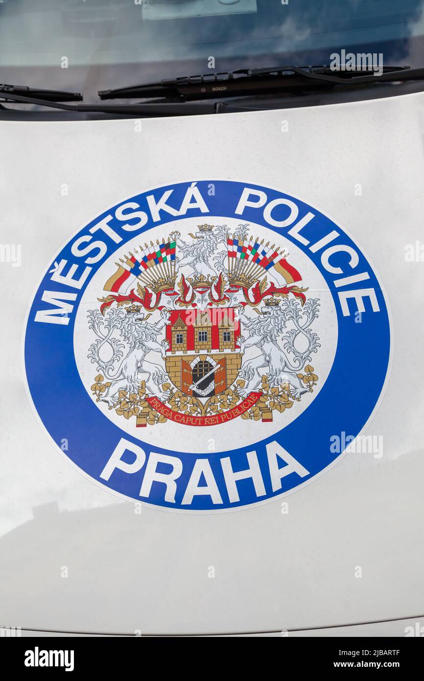 Czech police car hi-res stock photography and images - Alamy