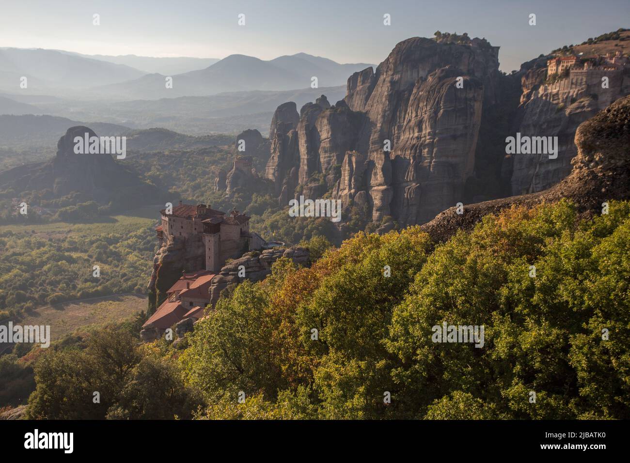 Scenes from Meteora, Greece Stock Photo - Alamy