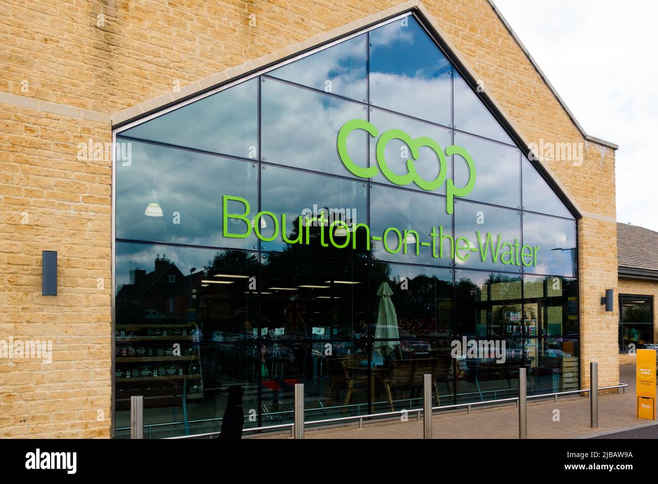 COOP store in Bourton on the water Stock Photo - Alamy