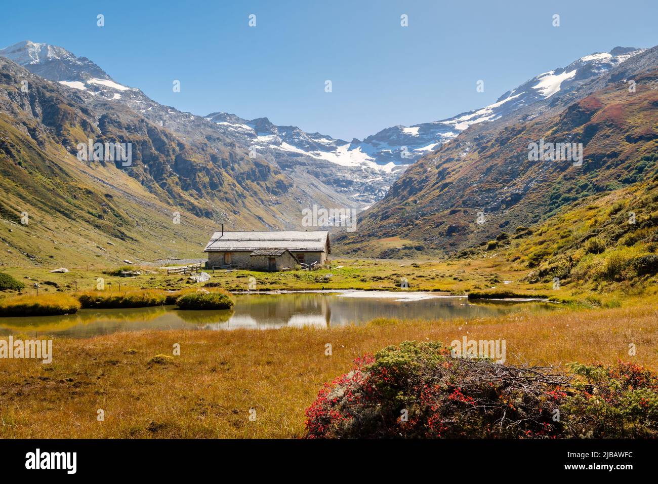 Fex Valley (Engadin, Switzerland) starts outside Sils Maria and ends at ...