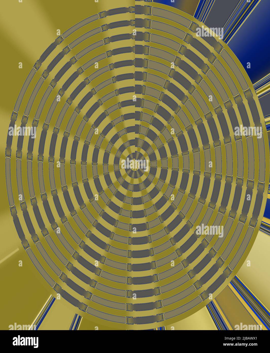 Abstract and contemporary digital art circles design Stock Photo - Alamy