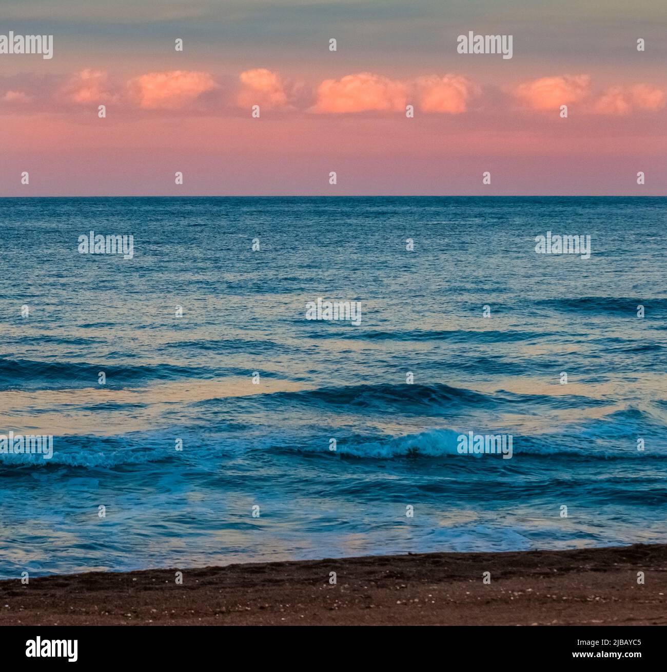 Ocean sunset landscape, Patagonia, Argentina Stock Photo - Alamy
