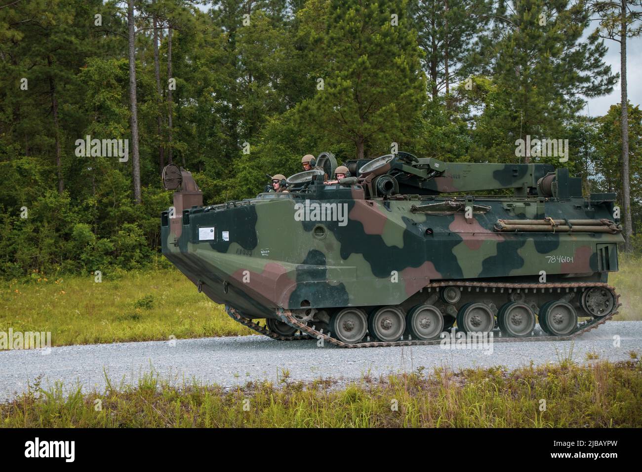 U.S. Marines with 2d Assault Amphibian Battalion, 2d Marine Division ...