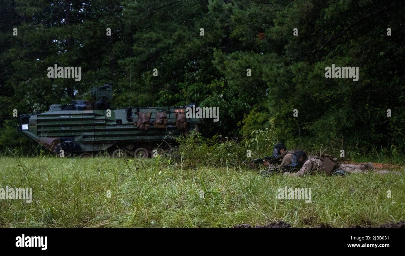 U.S. Marines with 2d Assault Amphibian Battalion, 2d Marine Division ...