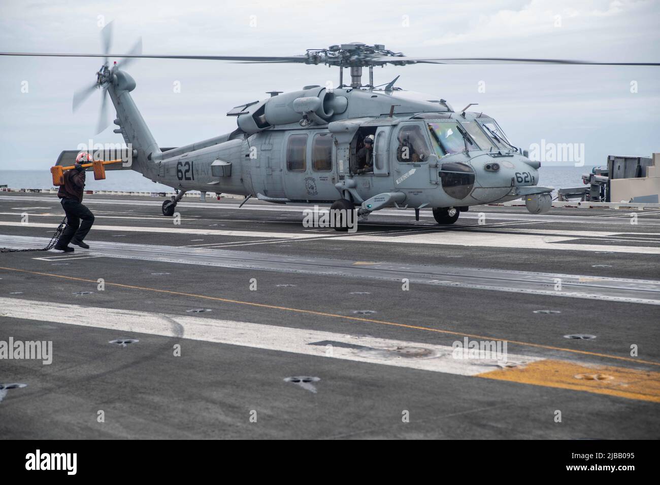 220603-N-WU964-1077 PHILIPPINE SEA (June 3, 2022) An MH-60S Sea Hawk ...