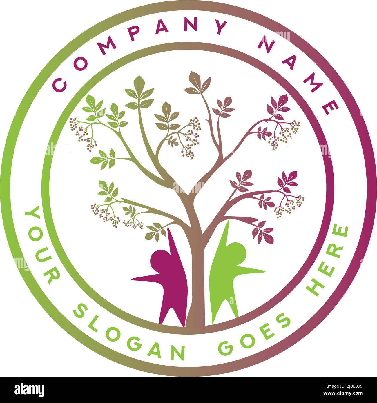 Ecologoc logo Stock Vector Images - Alamy