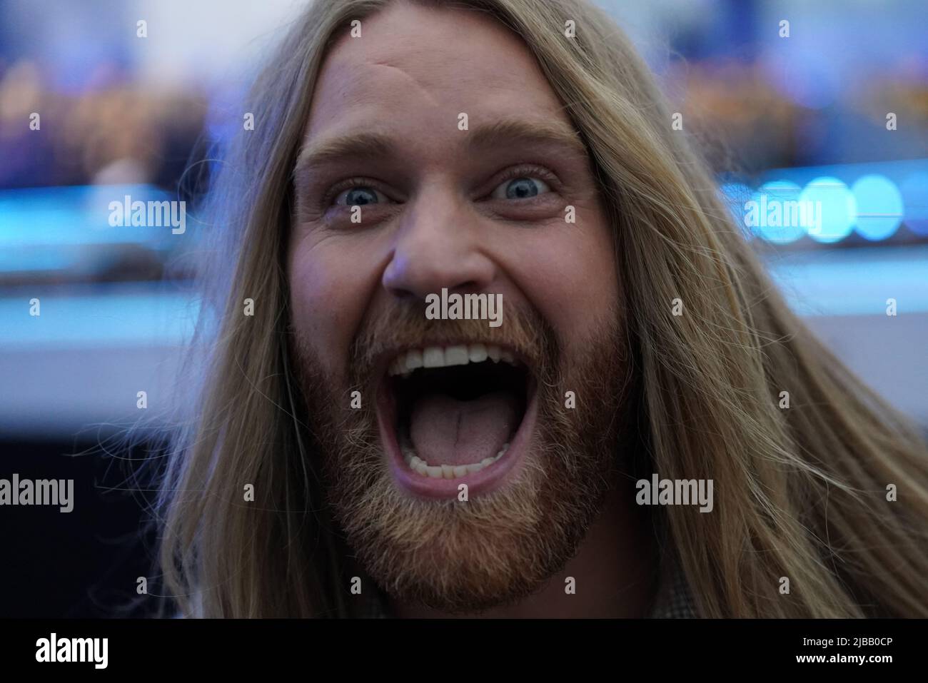 Sam Ryder attends the BBC's Platinum Party at the Palace staged in ...