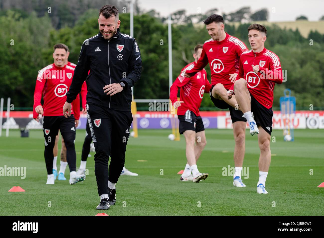 PONTYCLUN, WALES - 04 JUNE 2022: Wales’ Sports Science Ronan Kavanagh ...