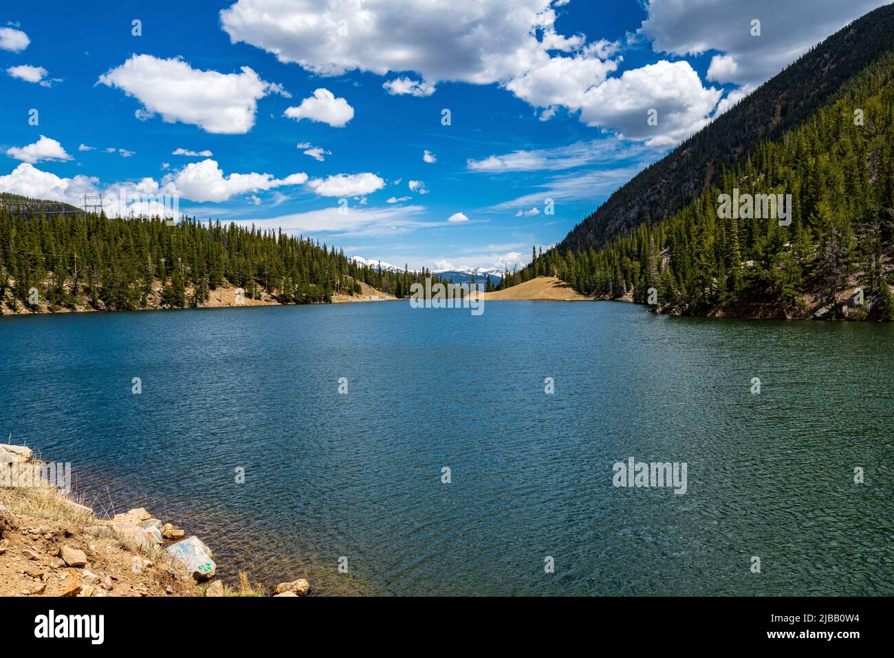 Clear Lake above Georgetown Colorado Stock Photo - Alamy