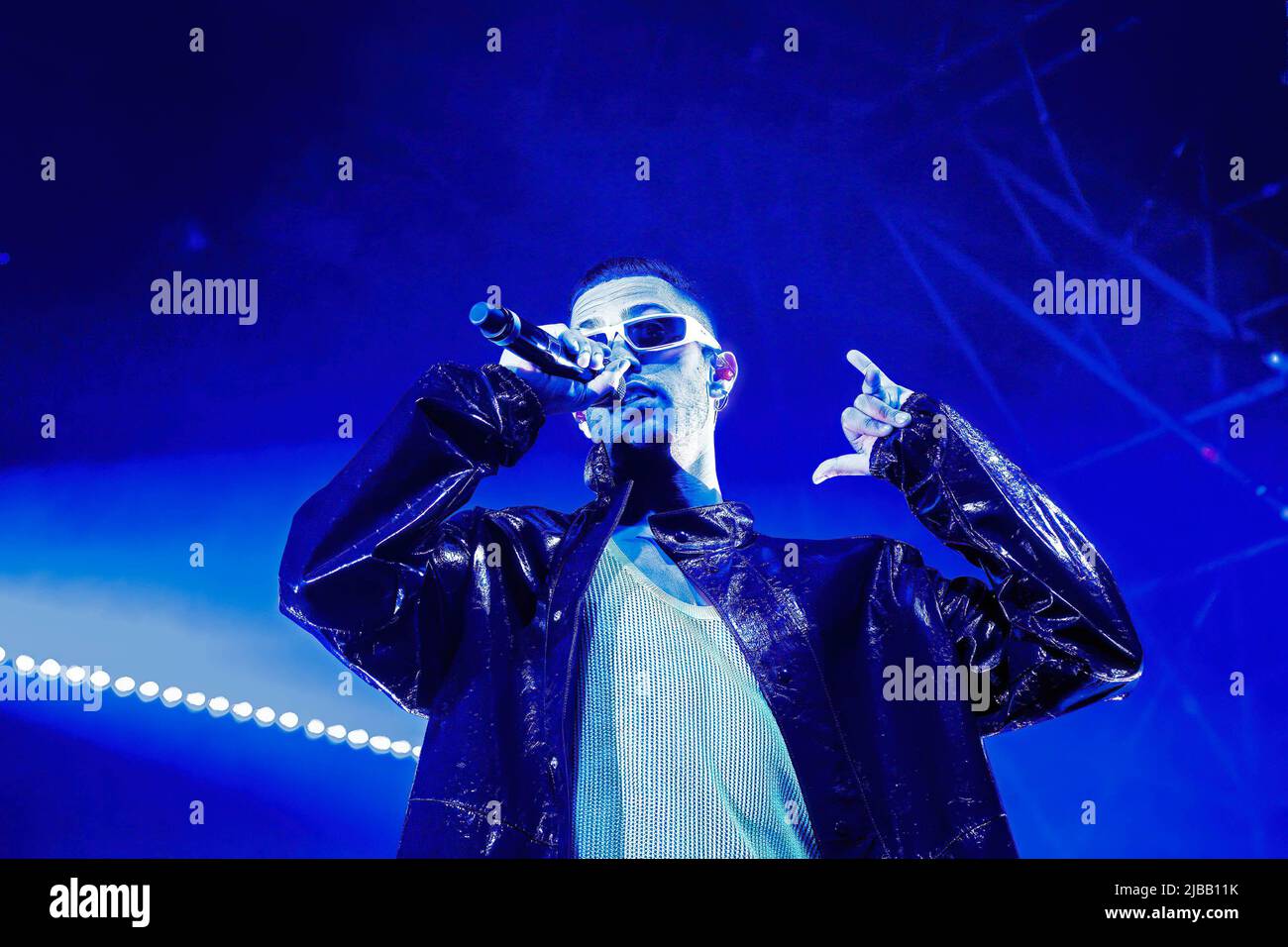 Alessandro Mahmoud professionally known as Mahmood performs live in ...