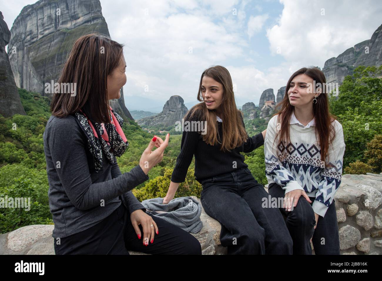 Scenes from Meteora, Greece Stock Photo - Alamy