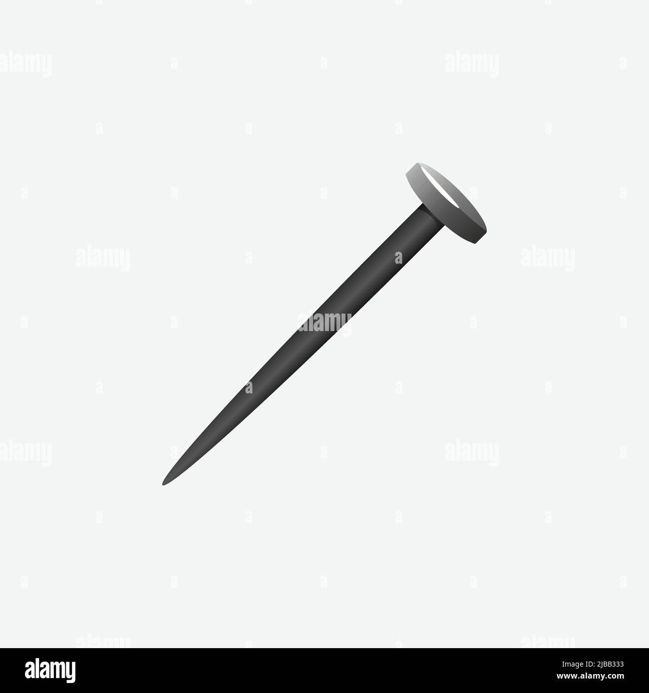 Icono De Clavo Icono De Dibujo Animado Del Vector De La Hoz Vector