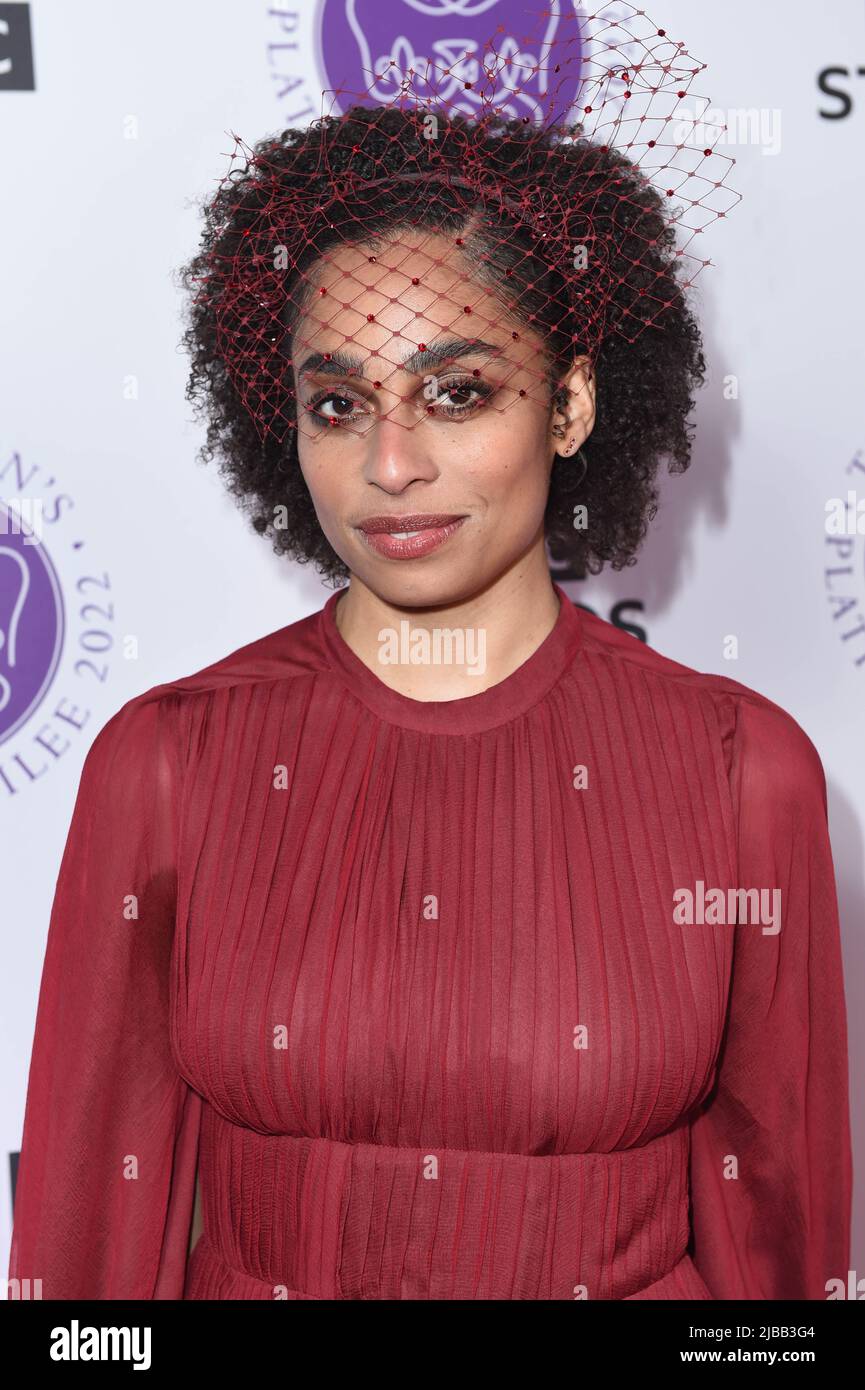 EDITORIAL USE ONLY Celeste attends the BBC Platinum Party at Palace ...