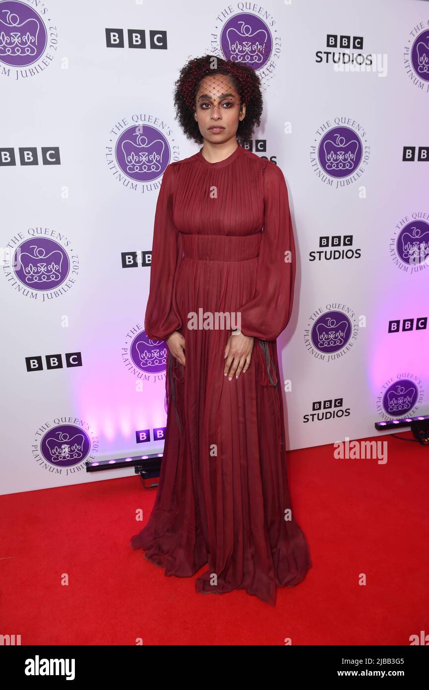 EDITORIAL USE ONLY Celeste attends the BBC Platinum Party at Palace ...