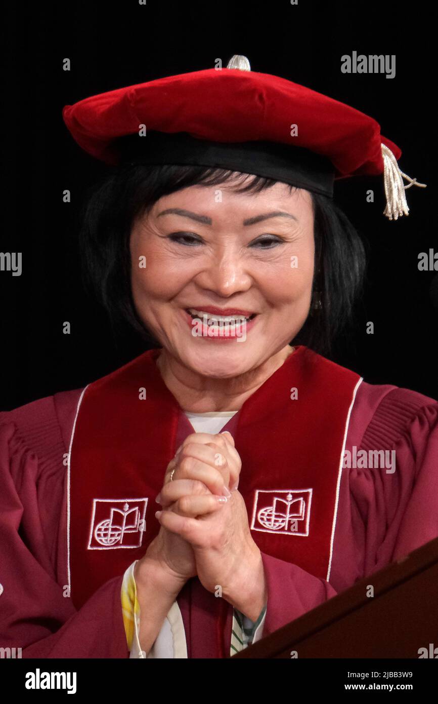 Claremont, California, USA. 4th June, 2022. UNESCO Ambassador Kim Phuc ...