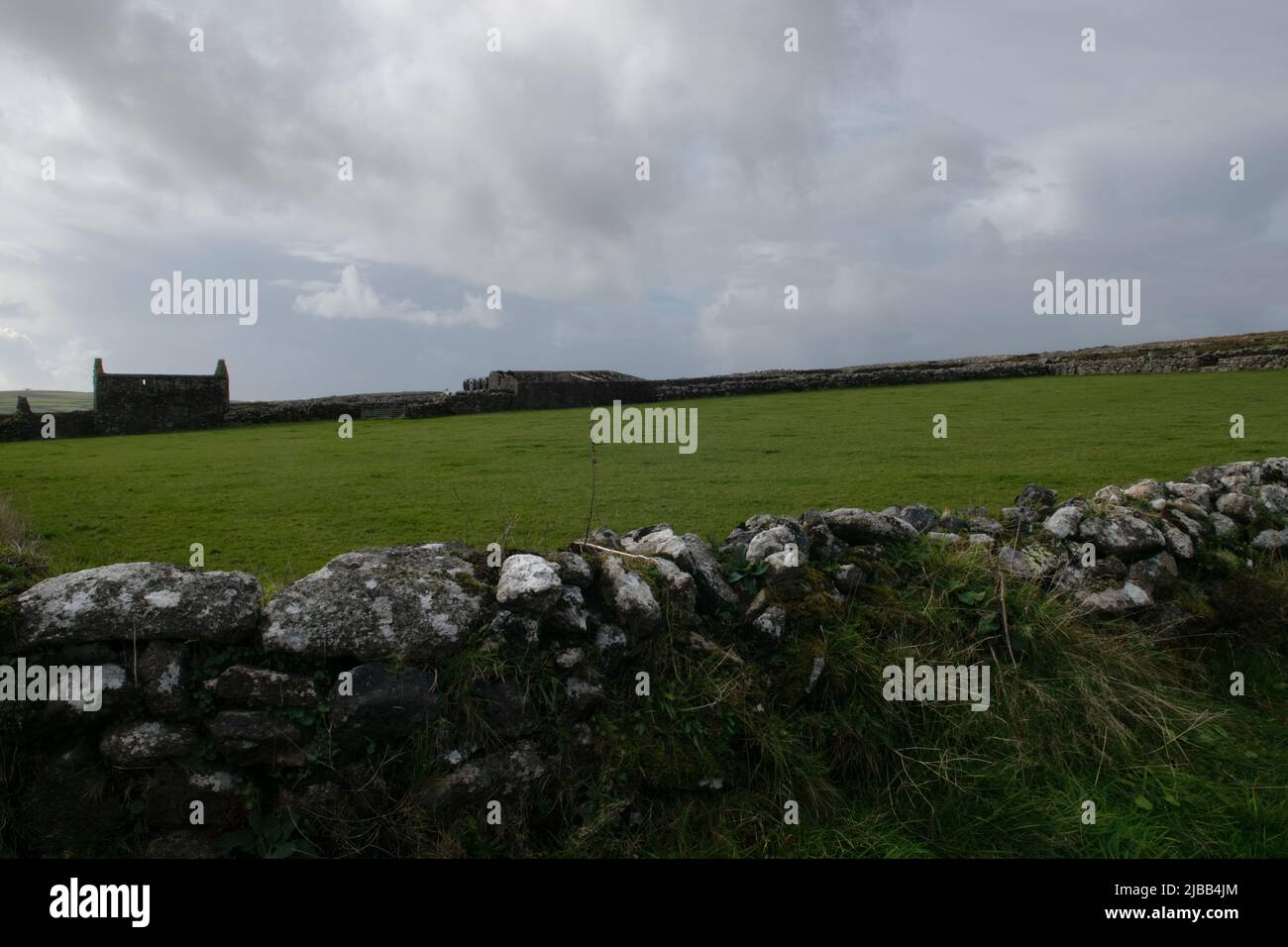 Ruined Farmhouse, Bosullow Common, Madron, Cornwall, England, UK Stock ...