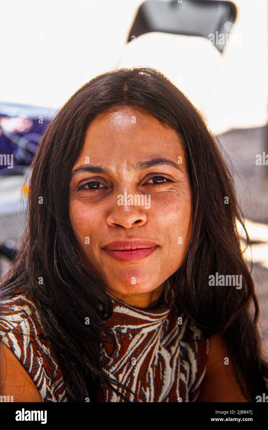 Rosario Dawson actress. Rosario Isabel Dawson, during the filming of ...