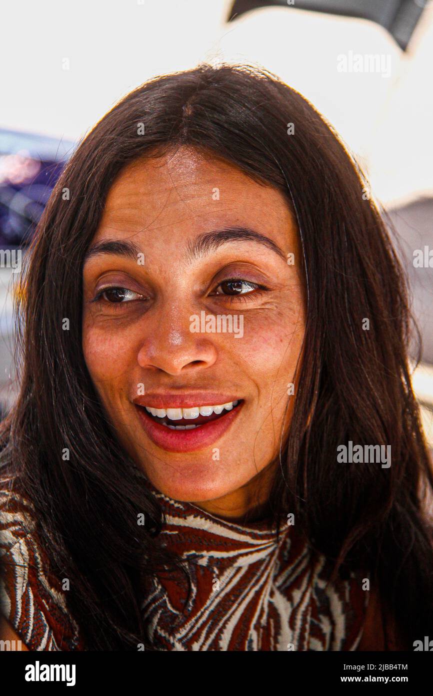 Rosario Dawson actress. Rosario Isabel Dawson, during the filming of ...