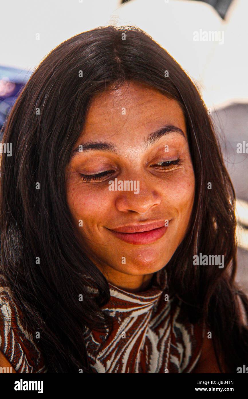 Rosario Dawson actress. Rosario Isabel Dawson, during the filming of ...