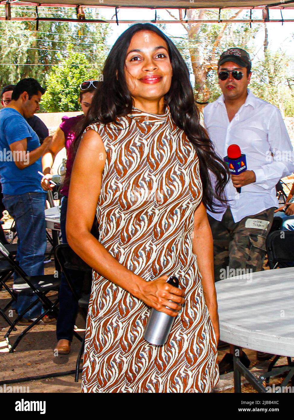 Rosario Dawson actress. Rosario Isabel Dawson, during the filming of ...