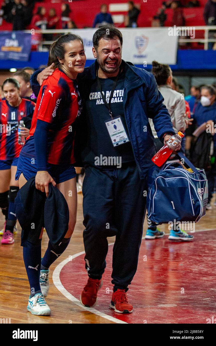 Argentina. Jun 4, 2022. Cerro Porteño (PAR) coach Luis LOVERA and Cerro ...