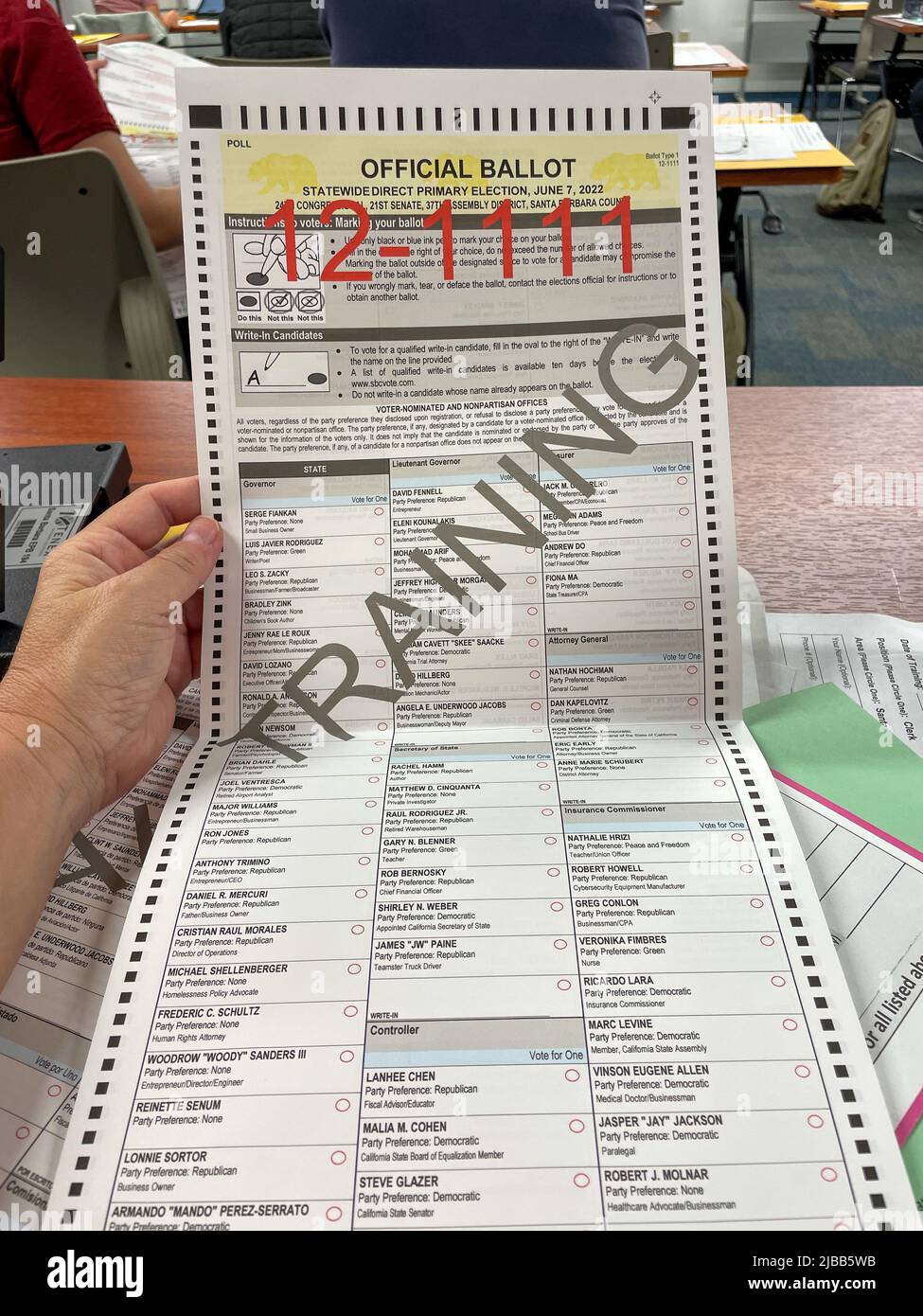 Sample ballot hi-res stock photography and images - Alamy