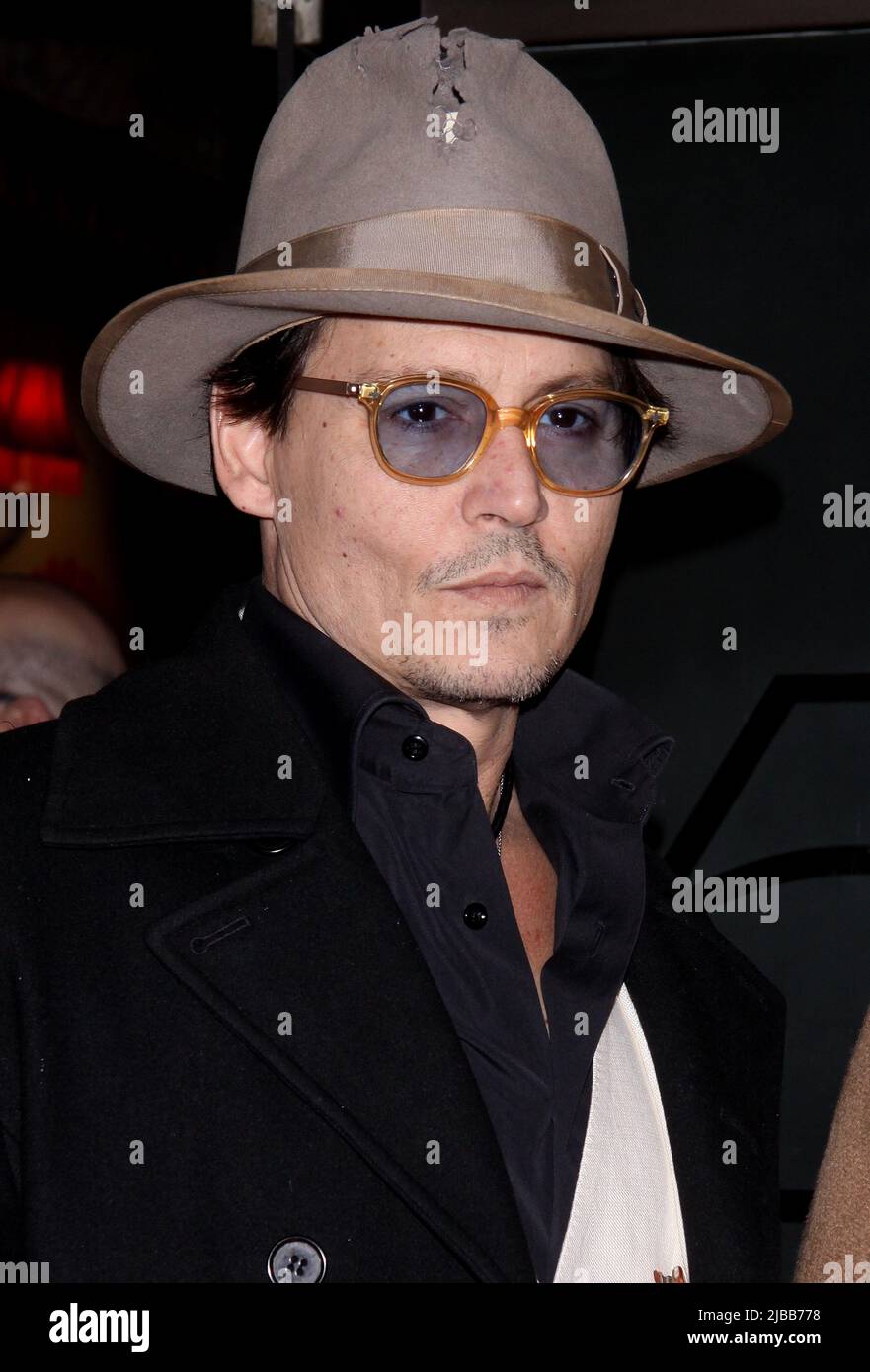 NEW YORK, NY- APRIL 24: Johnny Depp attending the opening night of ...