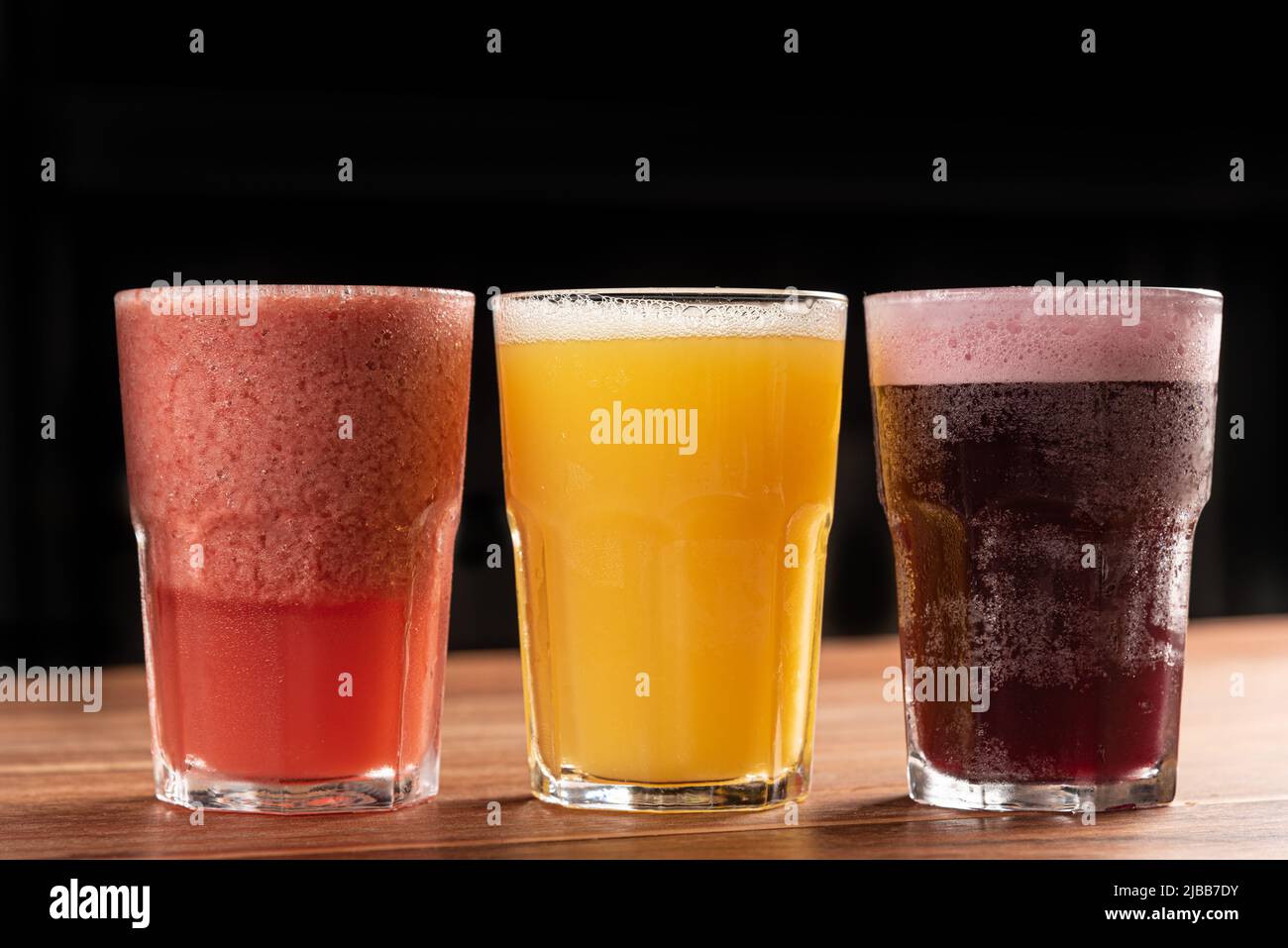 Colorful array fruit juices hi-res stock photography and images - Alamy
