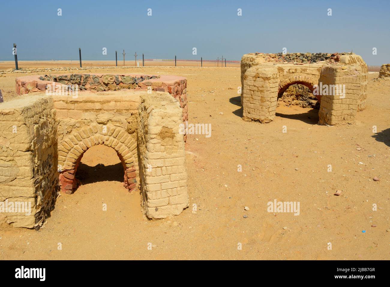 Prophet Moses Springs, Water wells and palms in Sinai Peninsula, Ras ...