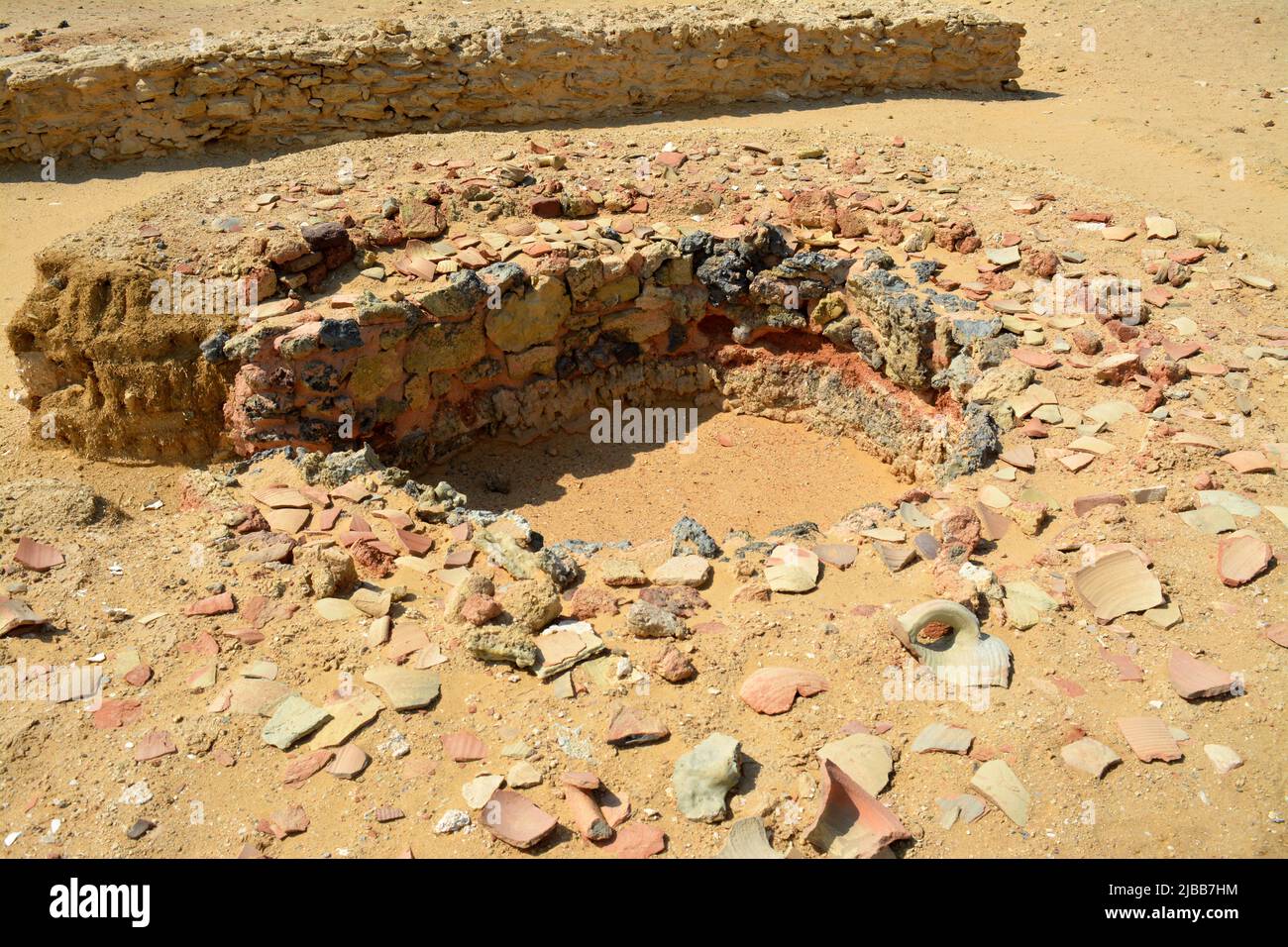 Prophet Moses Springs, Water wells and palms in Sinai Peninsula, Ras ...