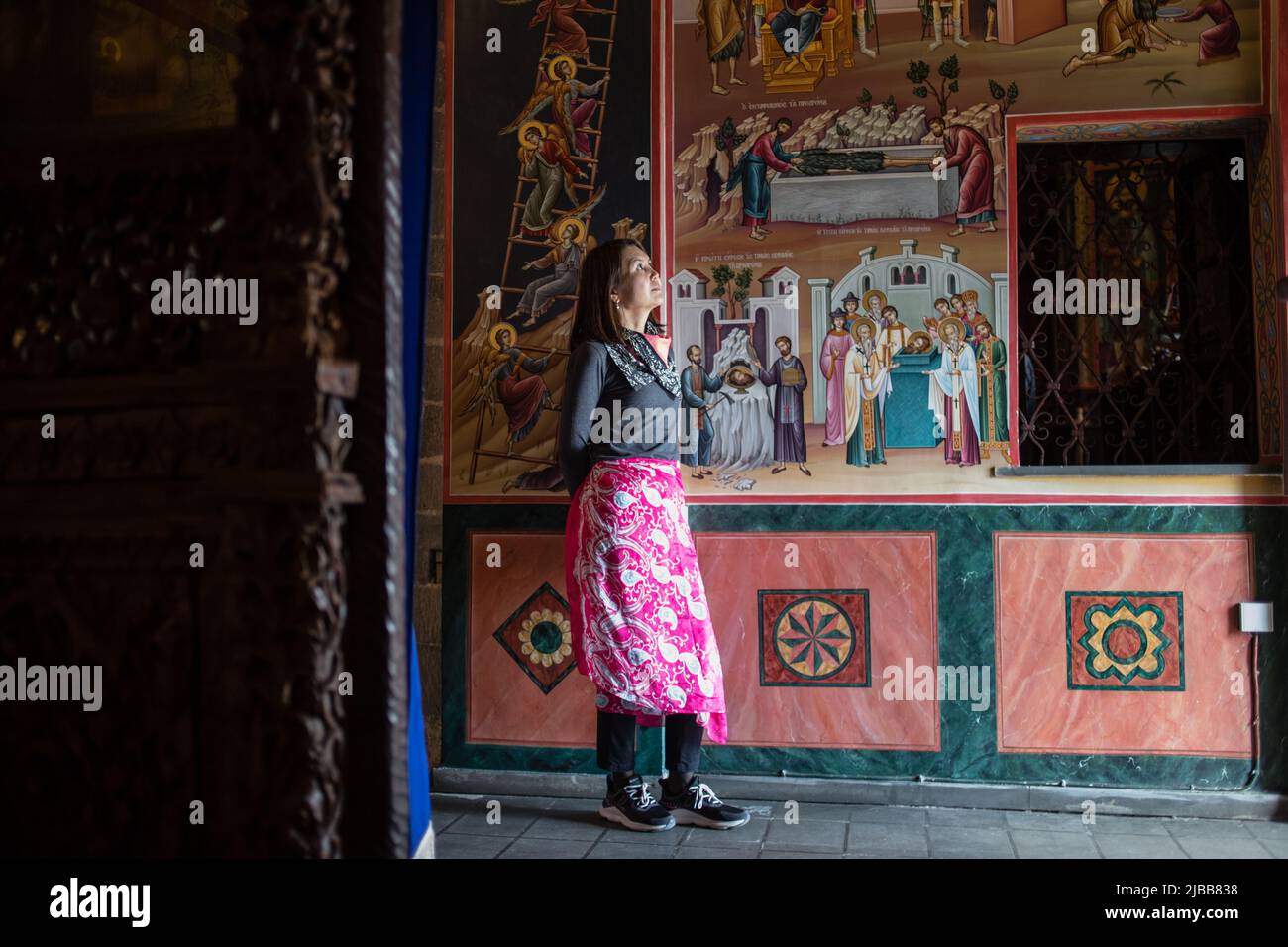 Scenes from Meteora, Greece Stock Photo - Alamy