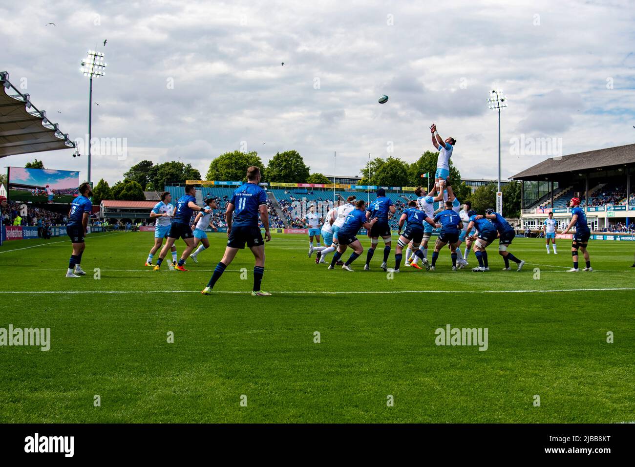 A general view of RDS Arena during the United Rugby Championship ...