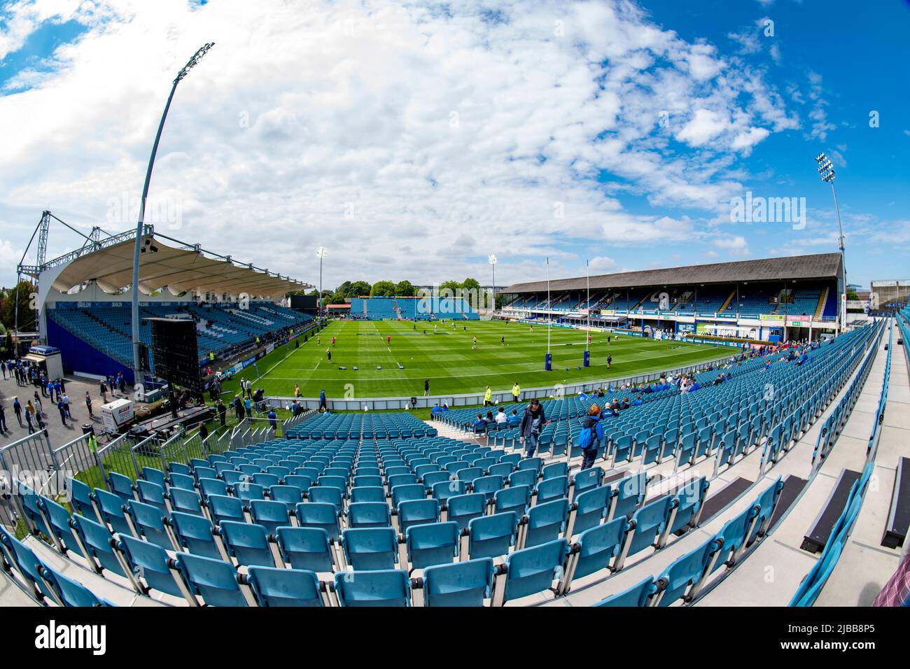 A general view of RDS Arena during the United Rugby Championship ...