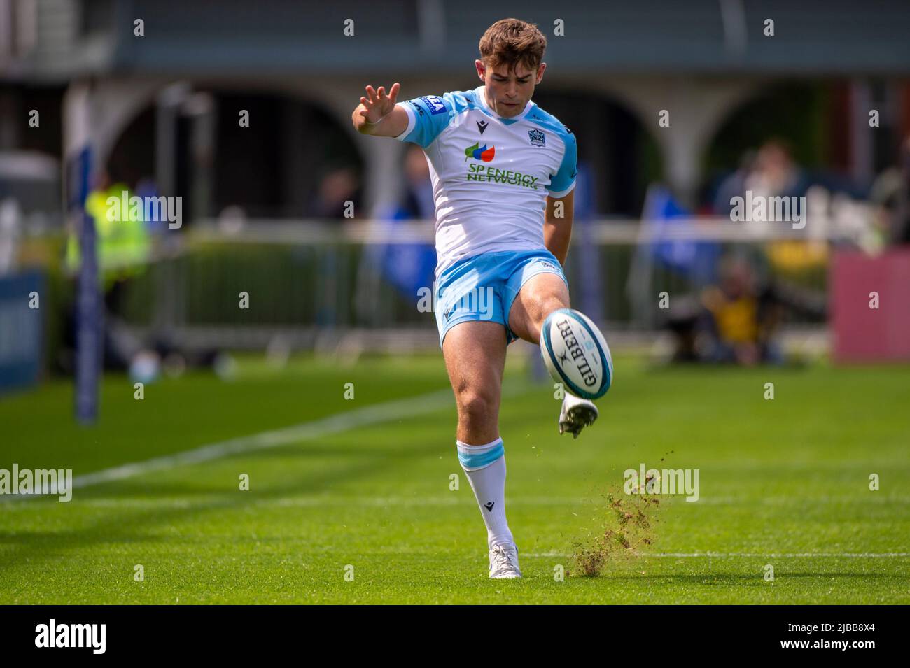 Ross Thompson of Glasgow in action during the United Rugby Championship ...