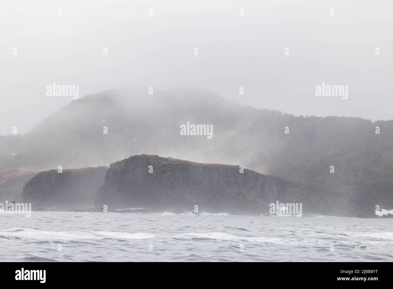 A large weather system moves through newfoundland Stock Photo - Alamy