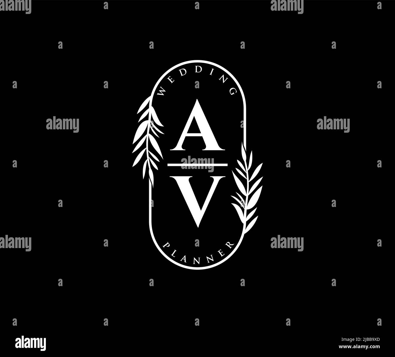 AV Initials letter Wedding monogram logos collection, hand drawn modern ...