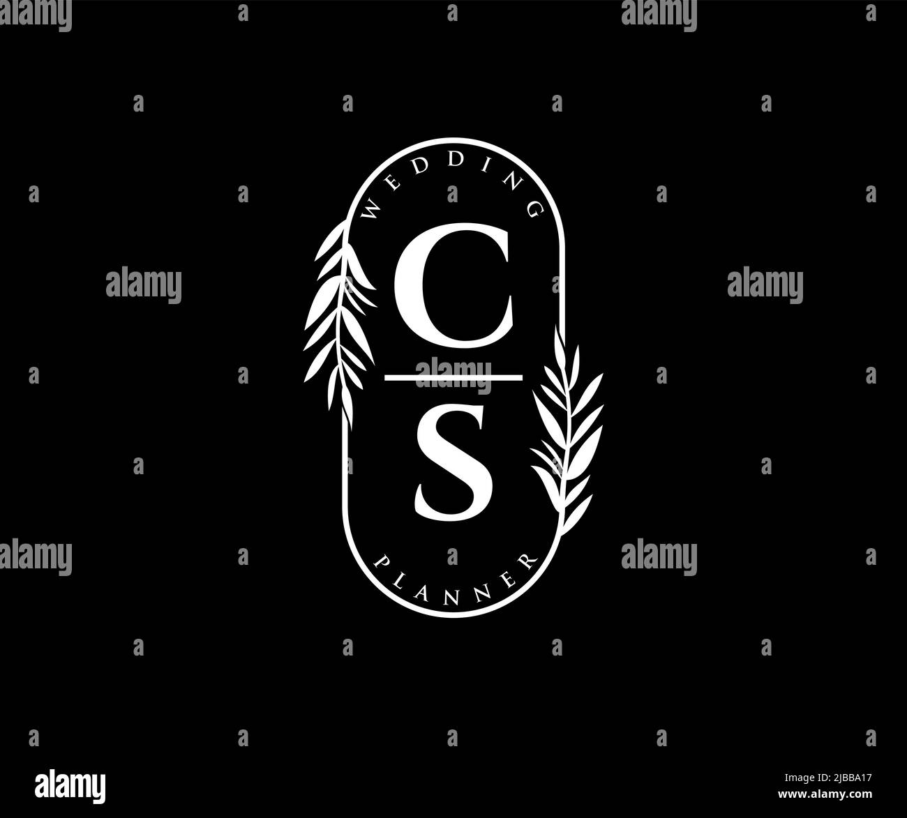 CS Initials letter Wedding monogram logos collection, hand drawn modern ...