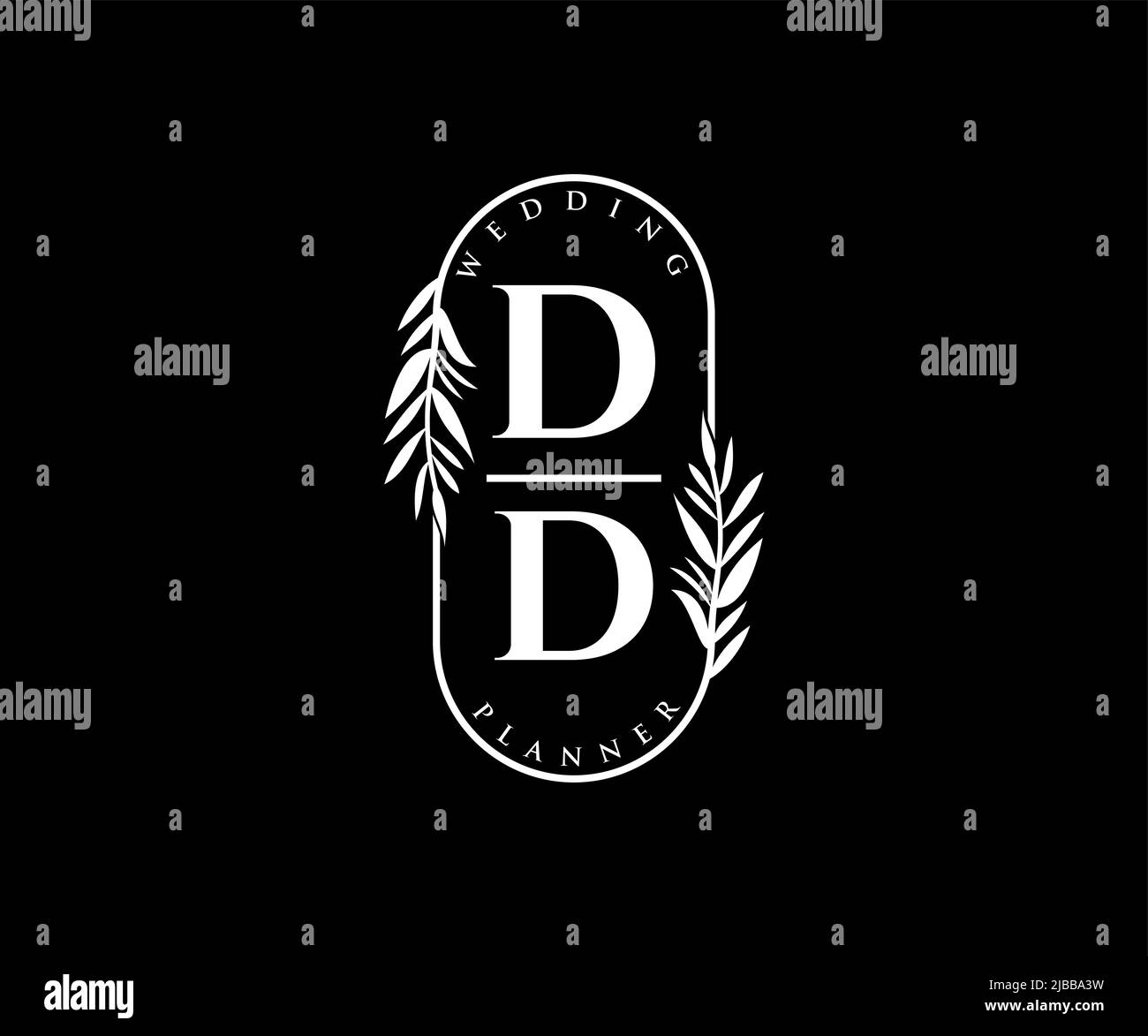 DD Initials letter Wedding monogram logos collection, hand drawn modern ...