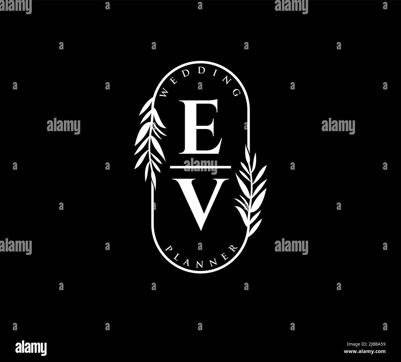 EV Initials letter Wedding monogram logos collection, hand drawn modern ...