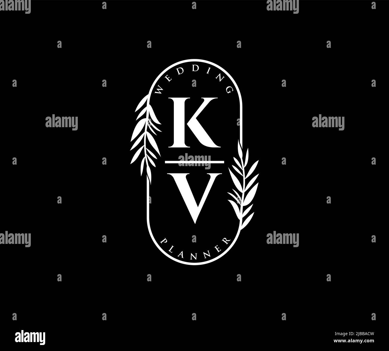 KV Initials letter Wedding monogram logos collection, hand drawn modern ...