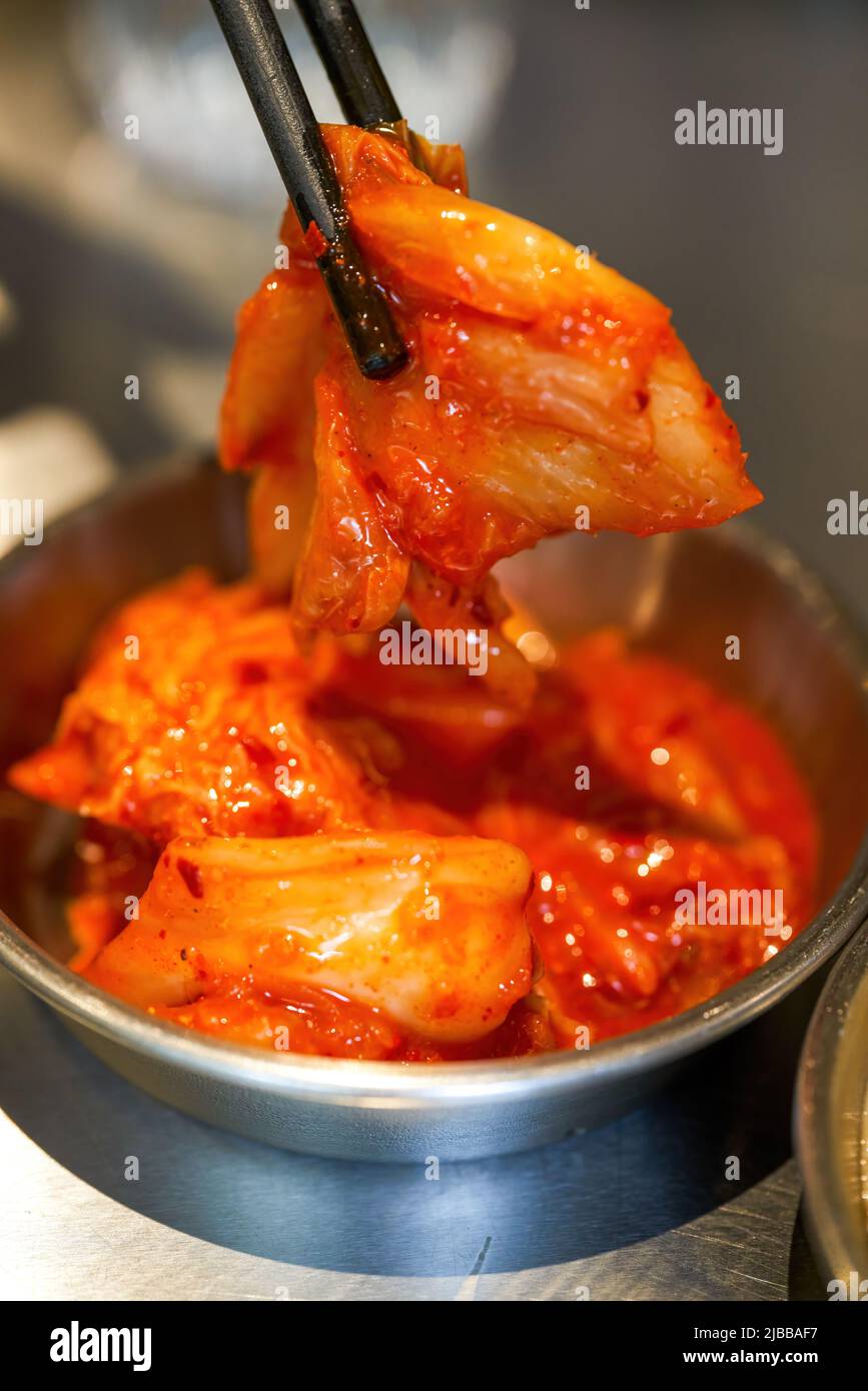 Delicious snack of korean cuisine, kimchi Stock Photo - Alamy