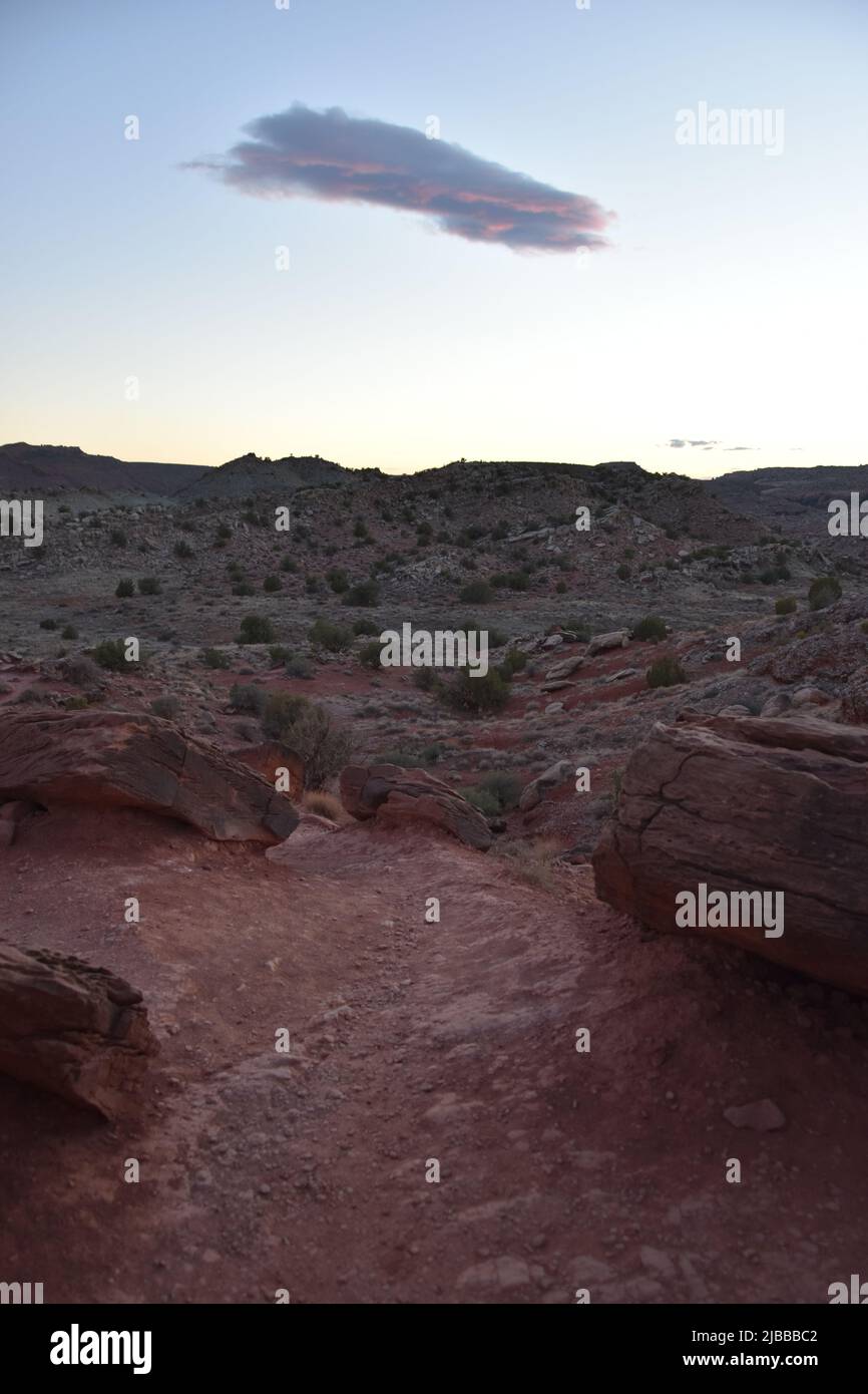 Red Rock Desert near Moab known for Dead Horse Canyon, Arches, and ...