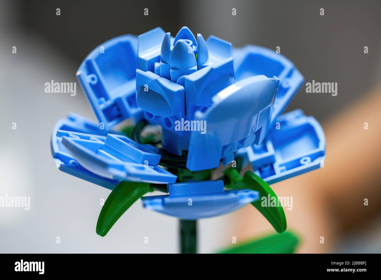 A flower made of children's blocks Stock Photo - Alamy
