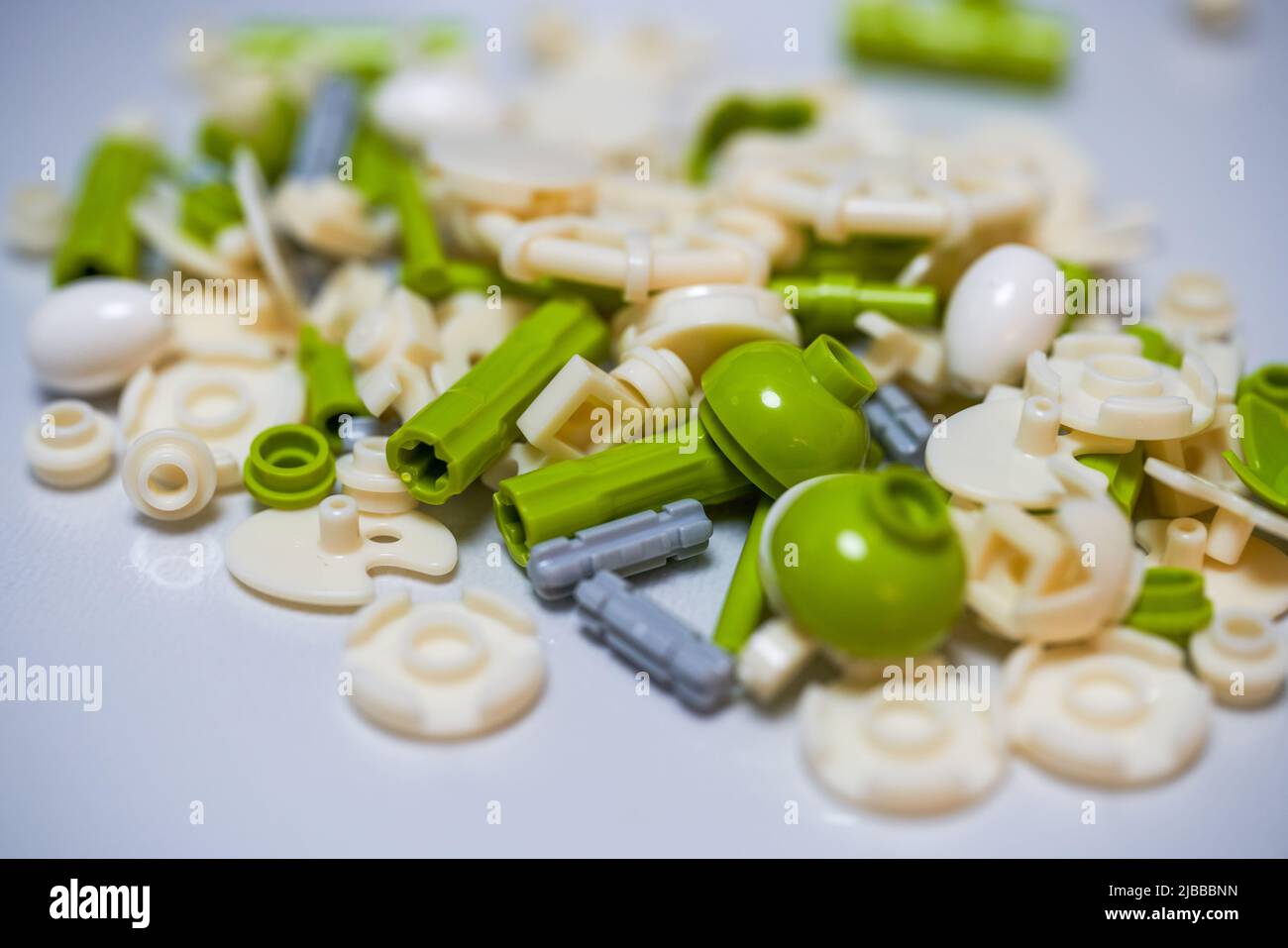 Children's blocks top view hi-res stock photography and images - Alamy