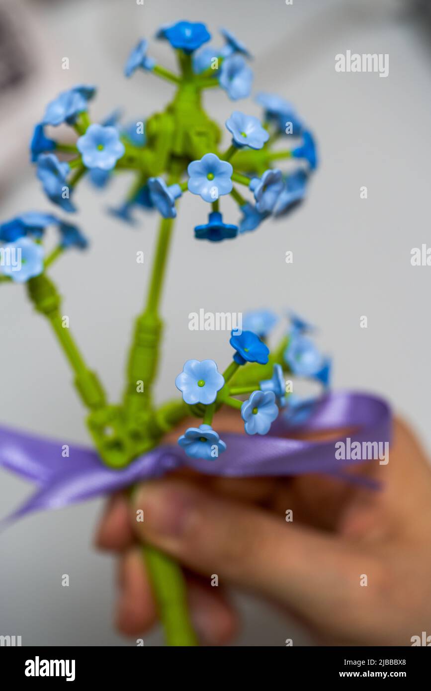 Fake orchid flower hi-res stock photography and images - Alamy