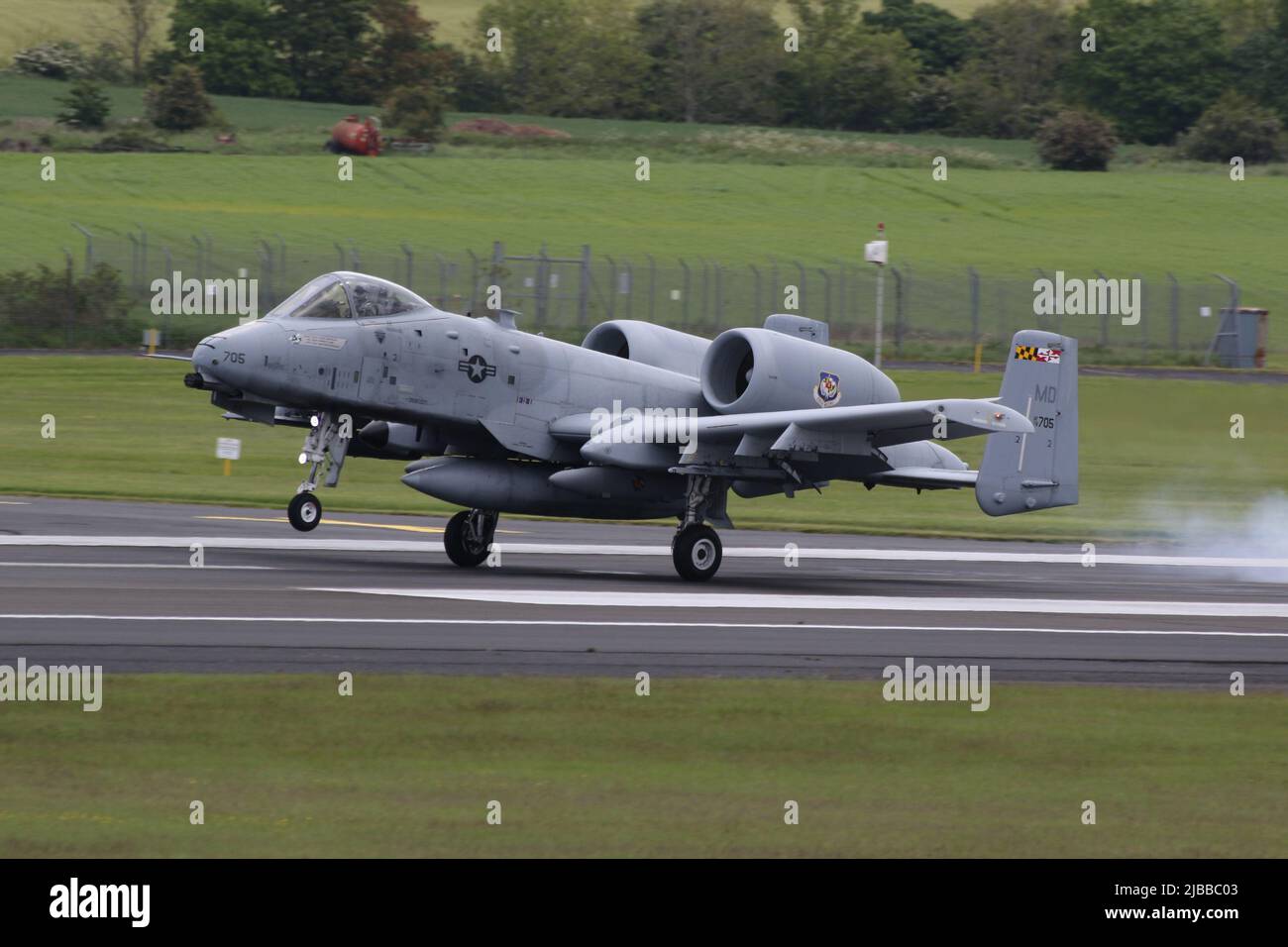 78-0705, a Fairchild Republic A-10C Thunderbolt II (or Warthog ...