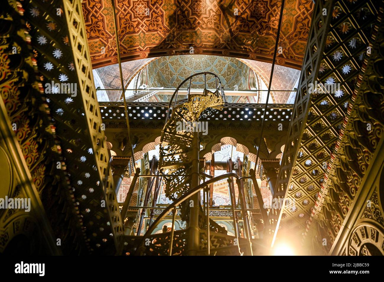 Potsdam, Germany. 31st May, 2022. The steam engine house at the ...