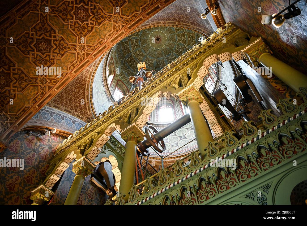 Potsdam, Germany. 31st May, 2022. The steam engine house at the ...
