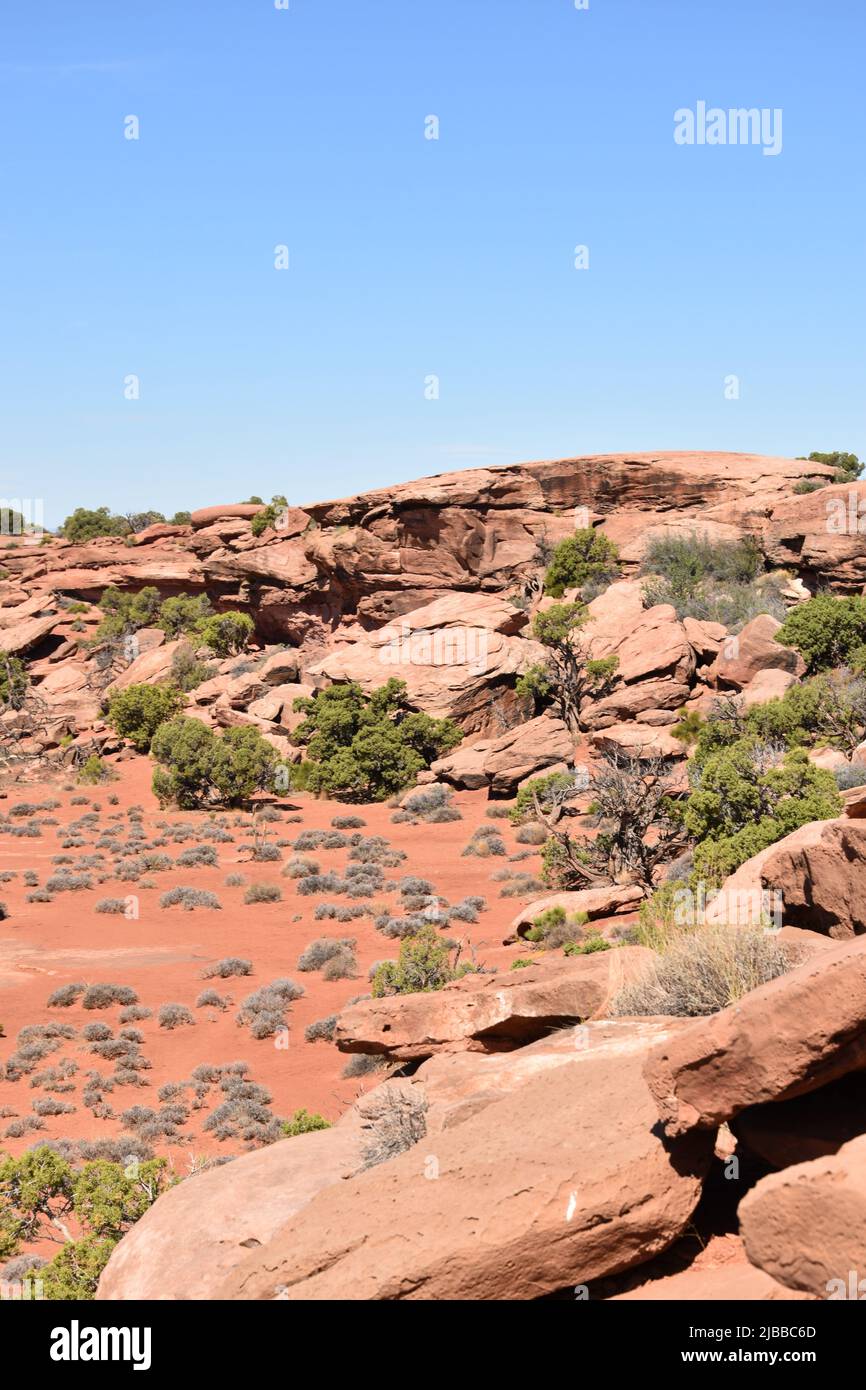 Red Rock Desert near Moab known for Dead Horse Canyon, Arches, and ...
